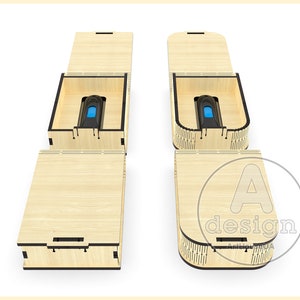 Box for USB Flash Drive Laser Cut Vector File and Glowforge SVG ...