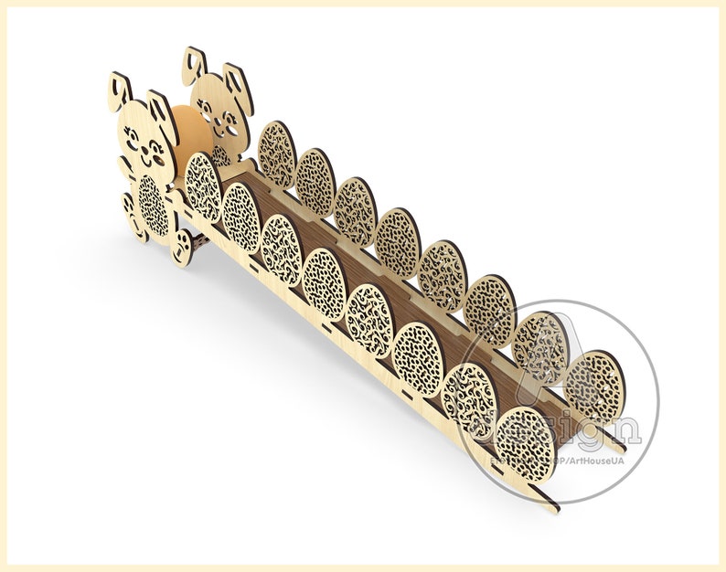 Easter Egg Rolling Ramp SVG Easter Egg Races DXF Wooden - Etsy