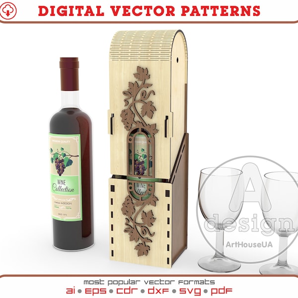 Wood Wine Box - Etsy