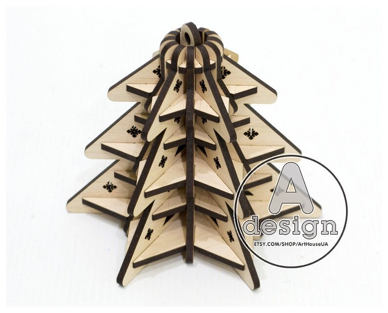 Christmas 3D Ornament, Christmas Tree Decoration, Christmas Decoration ...