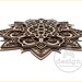 Mandala Laser Cut Vector File DXF, Mandala Scroll Saw File PDF ...