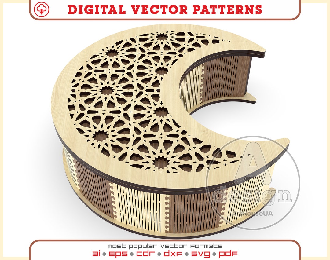 Wooden Box Vector, Gift Box Laser Cut, Plywood Box Laser Pattern, Candy ...