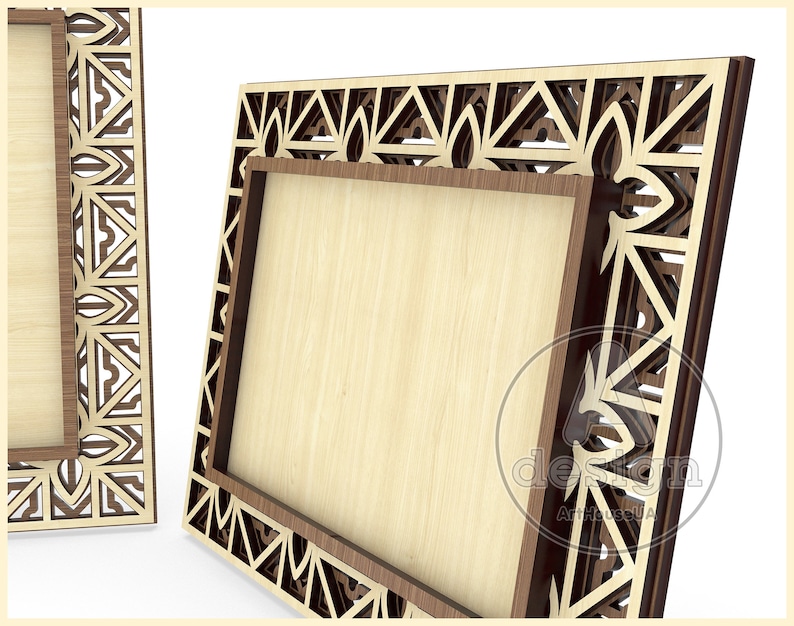 Multilayer Photo Frame SVG File Laser Cut Photo Frame Wall - Etsy