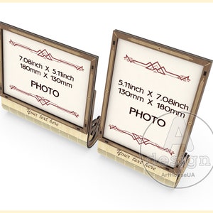 Photo Frame Vector File for Laser Cut and Glowforge Users Ready SVG ...