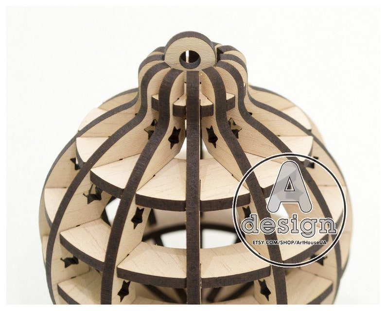 Christmas 3D Ornament, Christmas Tree Decoration, Christmas Decoration ...