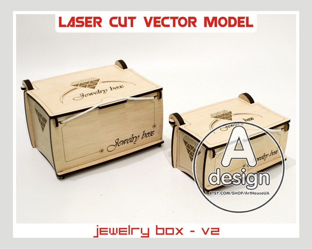 Jewelry Box, Jewelry Box Cut Vector Model, Jewelry Box Project, Wood ...