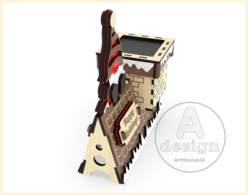 Gift Box in a Card SVG Vector File Laser Cutter and Glowforge - Etsy