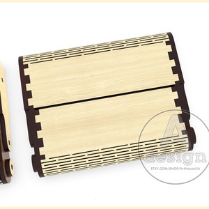 Wooden Card Holder Vector for Laser Business Card Holder PDF - Etsy