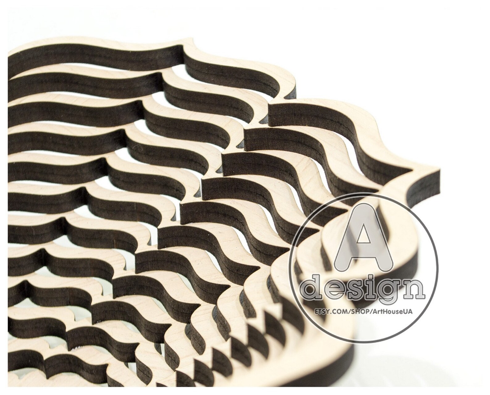 Bowl Laser Cut Vector File DXF Basket Vector Dish for Fruit - Etsy