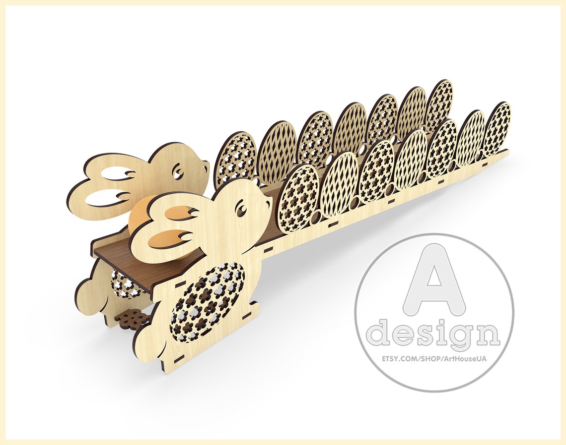 Easter Egg Rolling Ramp SVG Easter Egg Races DXF Wooden | Etsy