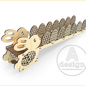 Easter Egg Rolling Ramp SVG, Easter Egg Races DXF, Wooden Ramp, Easter ...