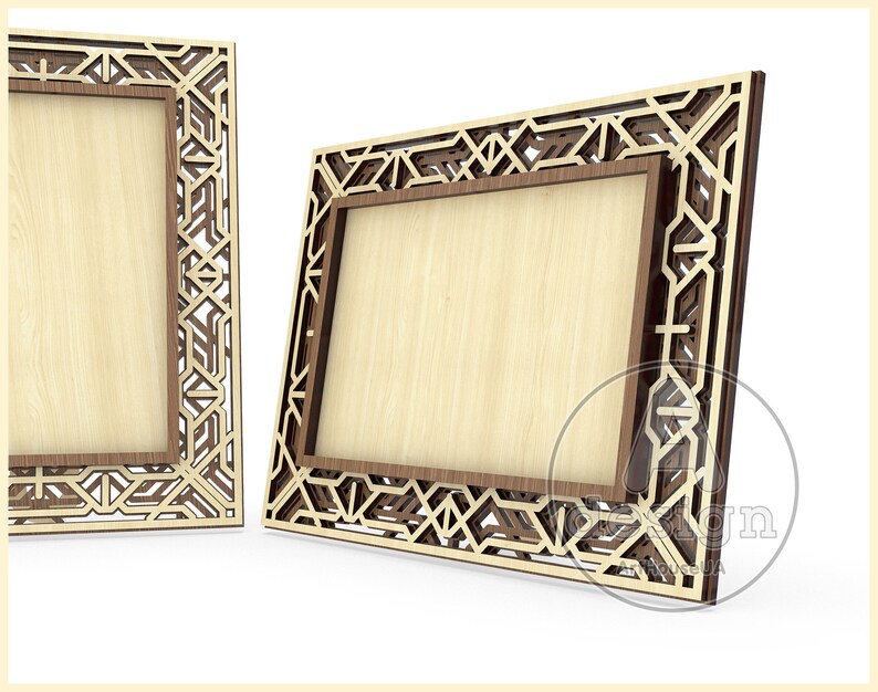 Multilayer Photo Frame SVG File Laser Cut Photo Frame Wall - Etsy