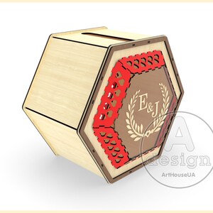 Wedding Card Box Vector SVG File for Laser Cut and Glowforge User ...