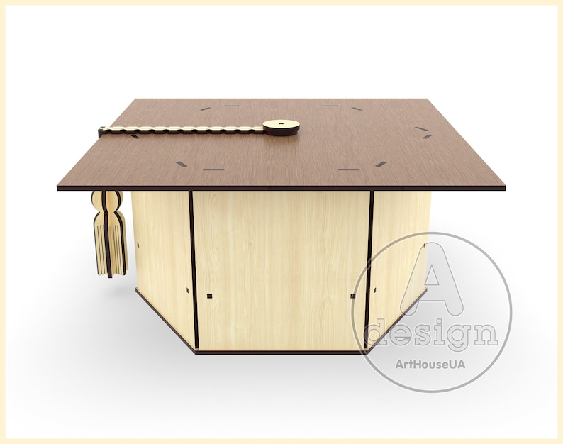 Graduation Cap Gift Box With Tassel Laser Cutting SVG Vector, Gift Box ...