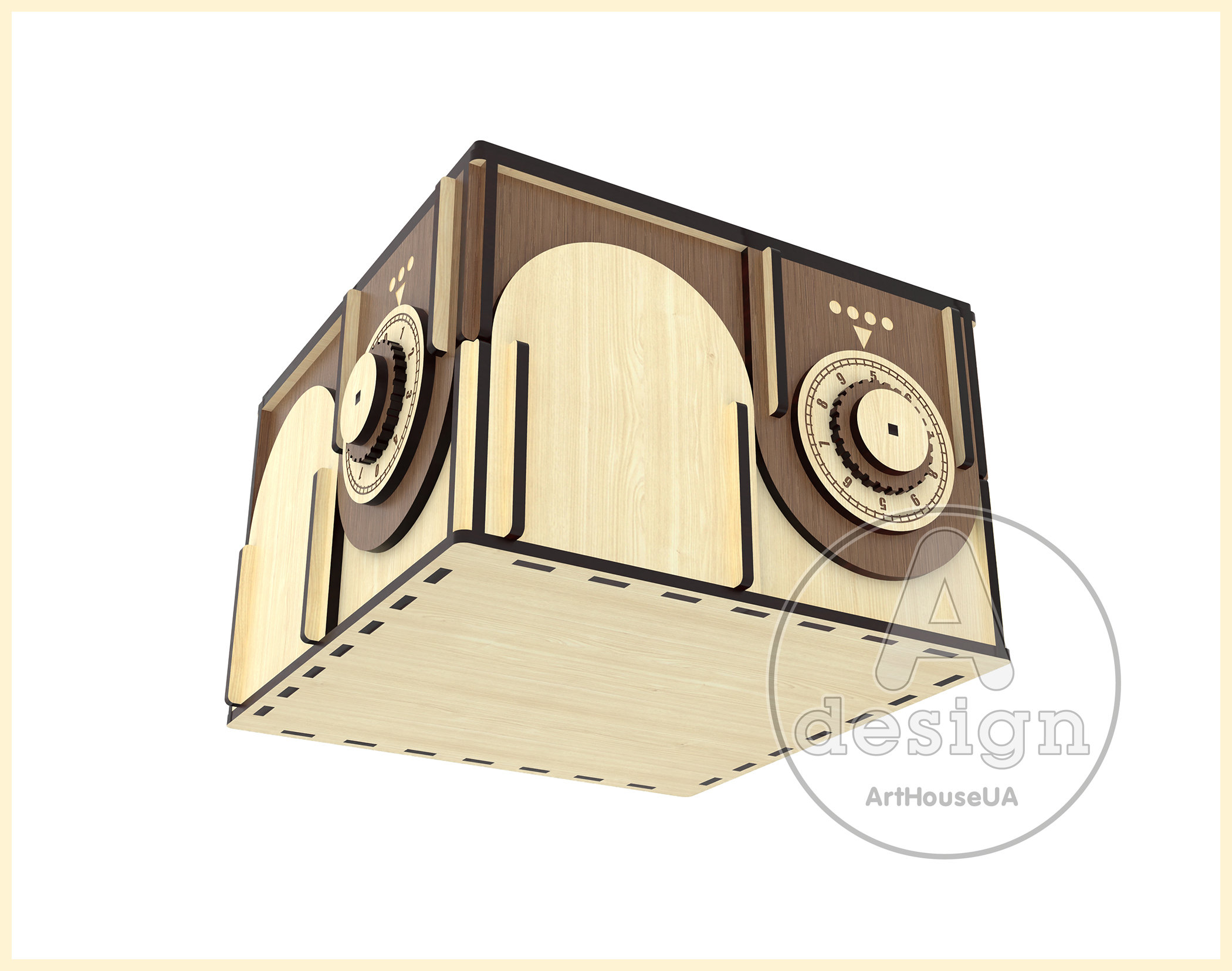 Wooden Safe Box Laser Cut Vector File Gift Box Like Safe SVG - Etsy UK