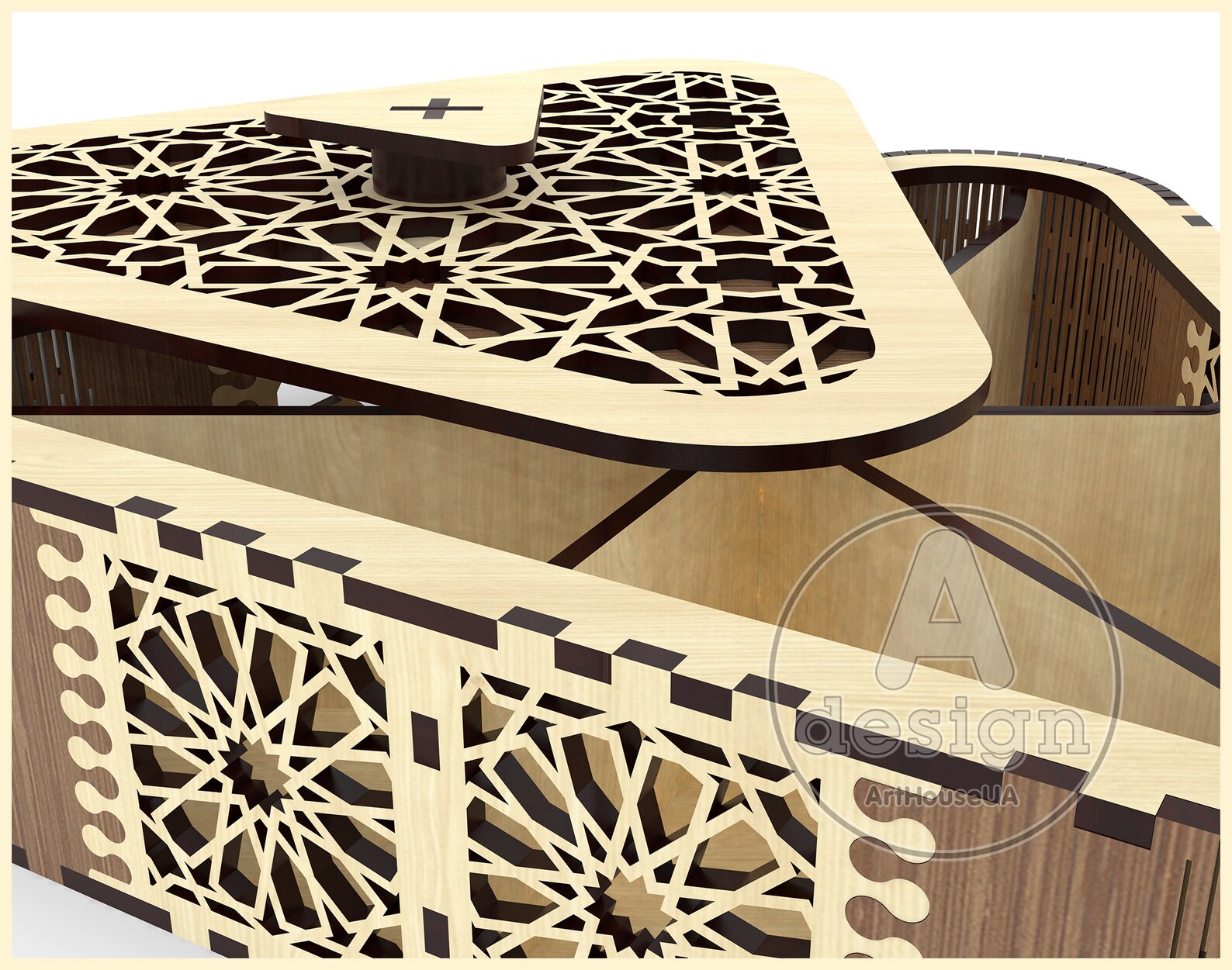 Wooden Box Vector Gift Box Laser Cut Plywood Box Laser | Etsy