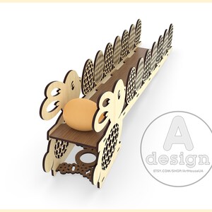 Easter Egg Rolling Ramp SVG, Easter Egg Races DXF, Wooden Ramp, Easter ...
