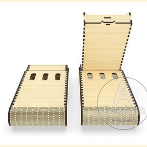 Darts Box SVG Vector File Laser Cutting Machines and Users Glowforge ...