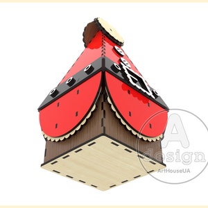 Gift Box Like Santa Clause Christmas Decoration Laser Cut Vector File ...