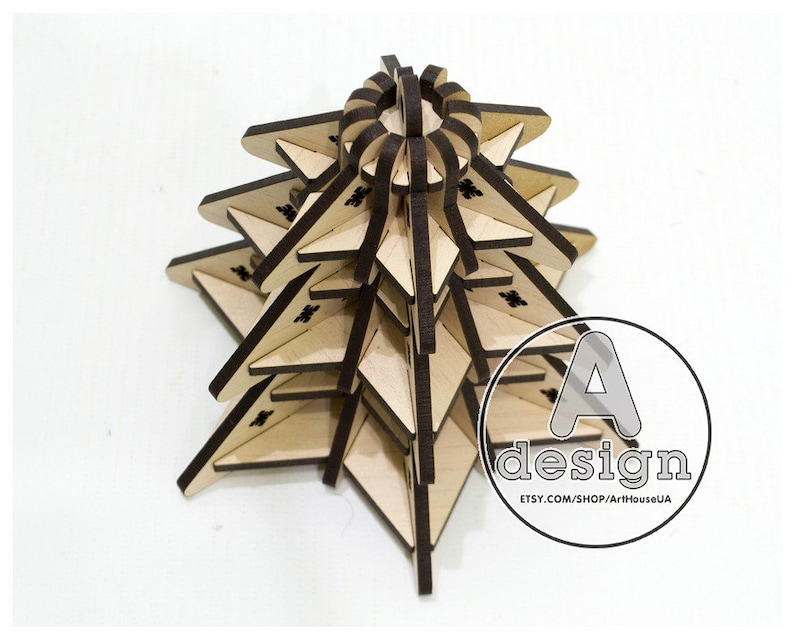 Christmas 3D Ornament, Christmas Tree Decoration, Christmas Decoration ...