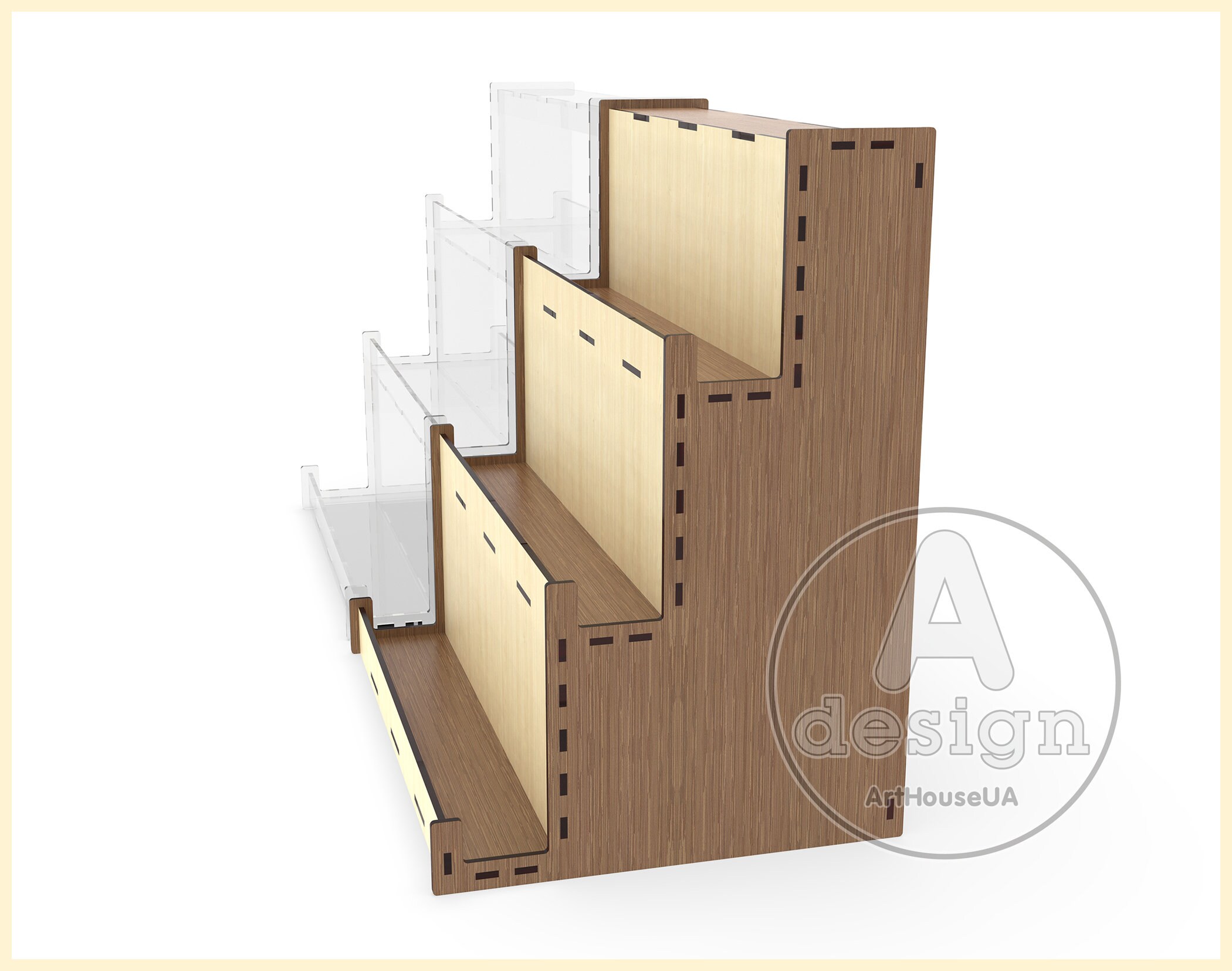 Craft Stand Display Lasercut Svg Vector File Merchandise - Etsy Canada