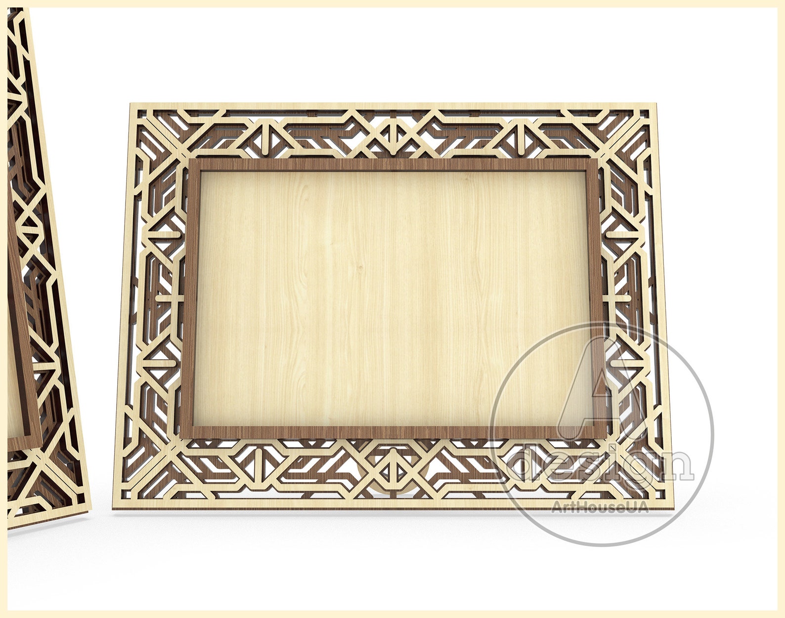 Multilayer Photo Frame SVG File Laser Cut Photo Frame Wall - Etsy