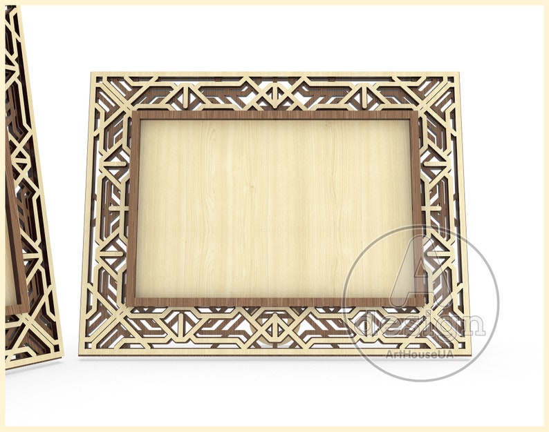 Multilayer Photo Frame SVG File Laser Cut Photo Frame Wall - Etsy