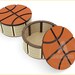 Basketball Candy Box Laser Cut Vector File, Gift Box Like Basketball ...