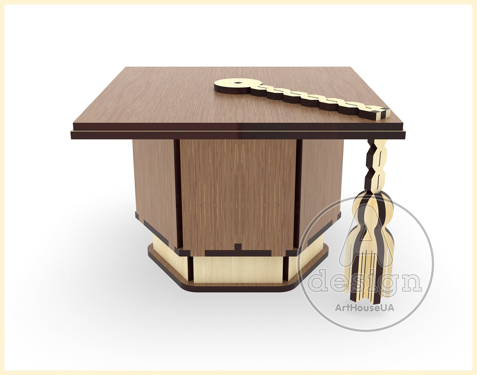 Graduation Cap Favor Box Glowforge Laser Cut File Graduation - Etsy