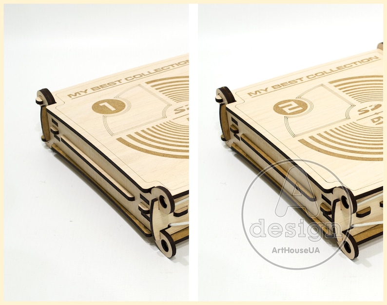 Storage Boxes for Two CD DVD & Blu-ray Disc Cd Dvd Wooden - Etsy