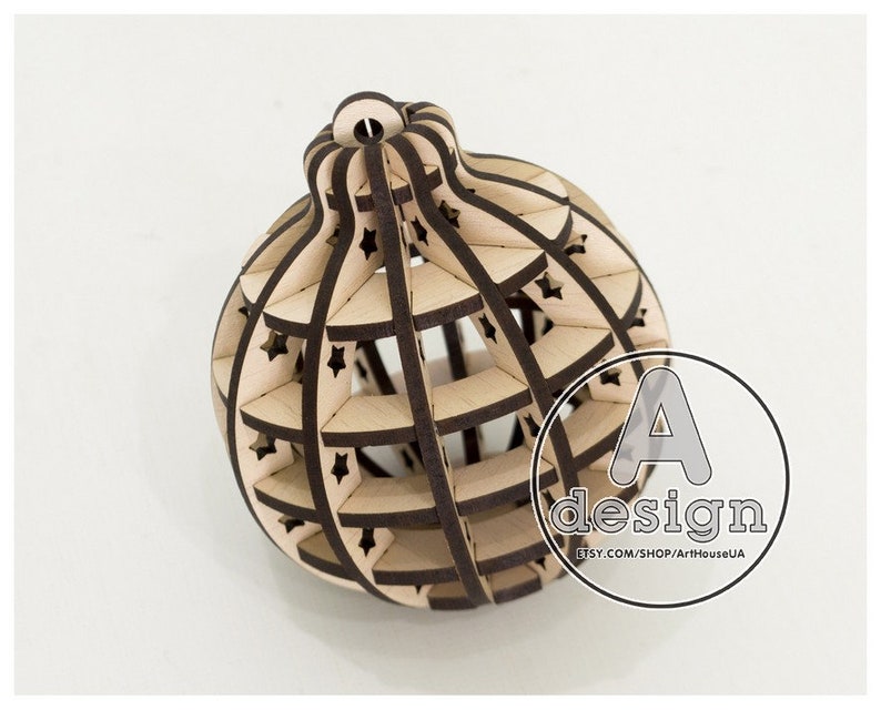 Christmas 3D Ornament, Christmas Tree Decoration, Christmas Decoration ...