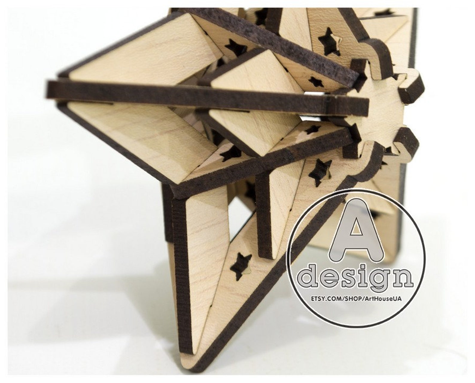 Christmas 3D Ornament Christmas Tree Decoration Christmas | Etsy