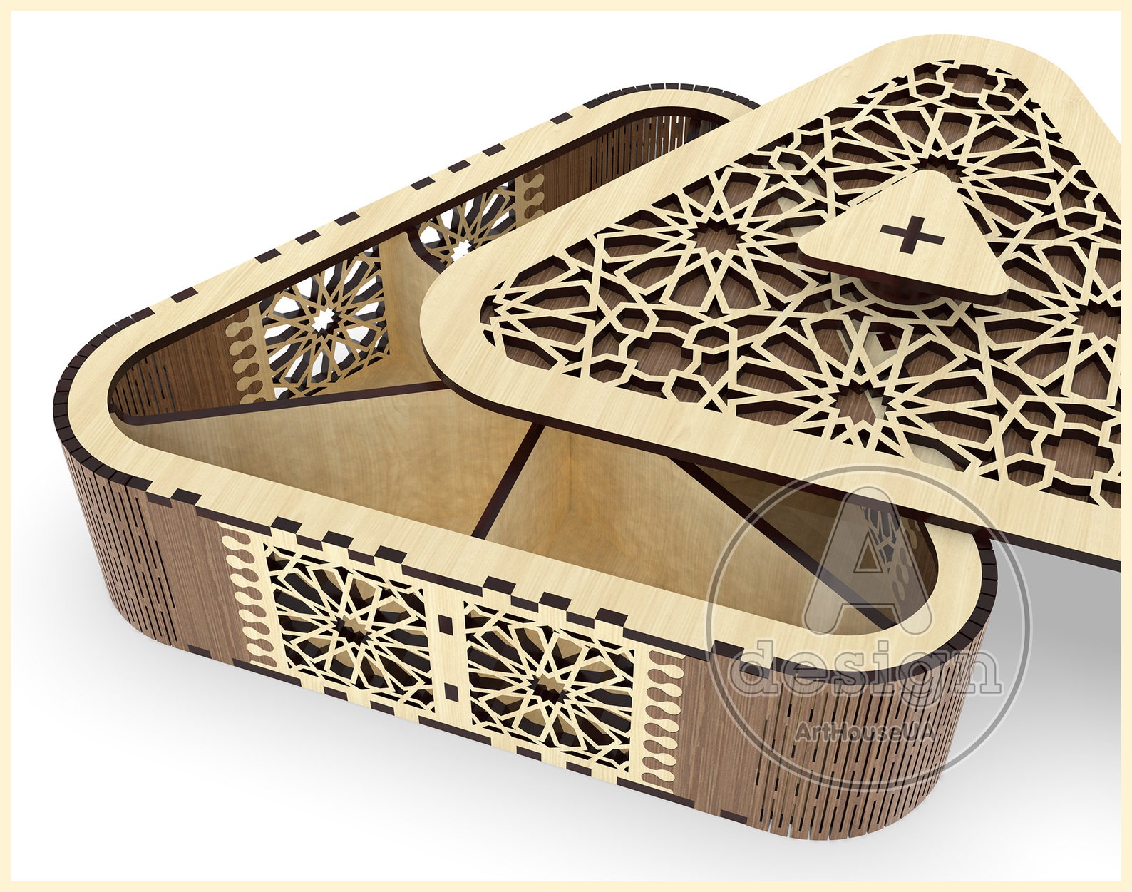 Wooden Box Vector Gift Box Laser Cut Plywood Box Laser | Etsy