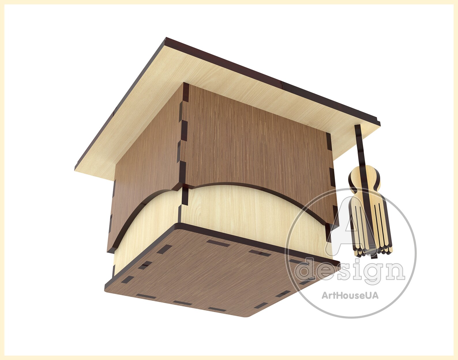 Graduation Cap Favor Box Glowforge Laser Cut File Graduation - Etsy