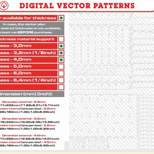 100 Pens Fountain Pen Collection Storage Case Laser Cut Vector File and ...