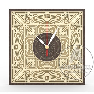 Wall Clock Pattern, Clock Vector, Clock Laser Cut, Laser Cut Files ...