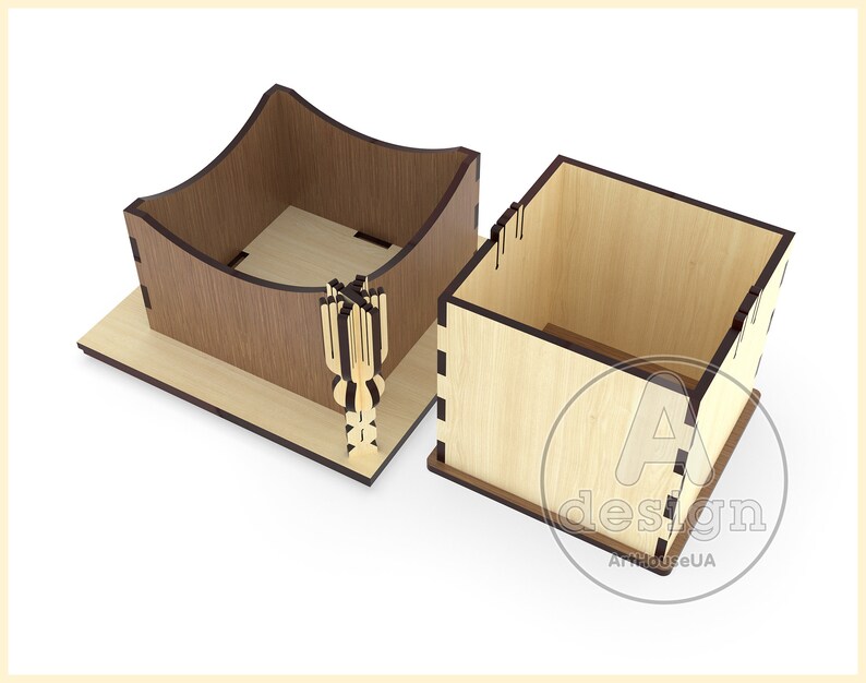 Graduation Cap Favor Box Glowforge Laser Cut File Graduation - Etsy