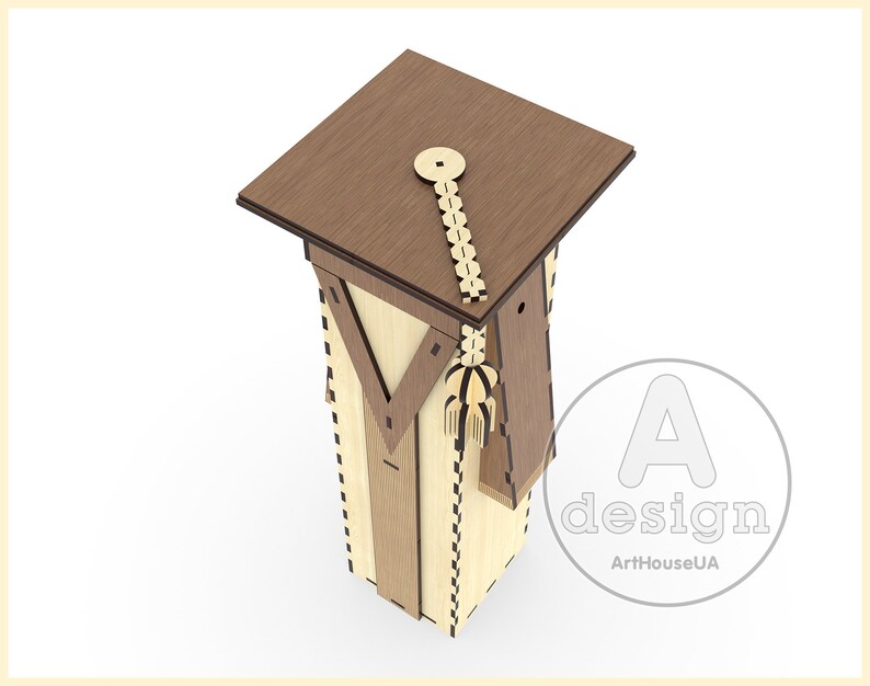 Graduation Gift Box Wine Bottle Laser Cut Vector File - Etsy