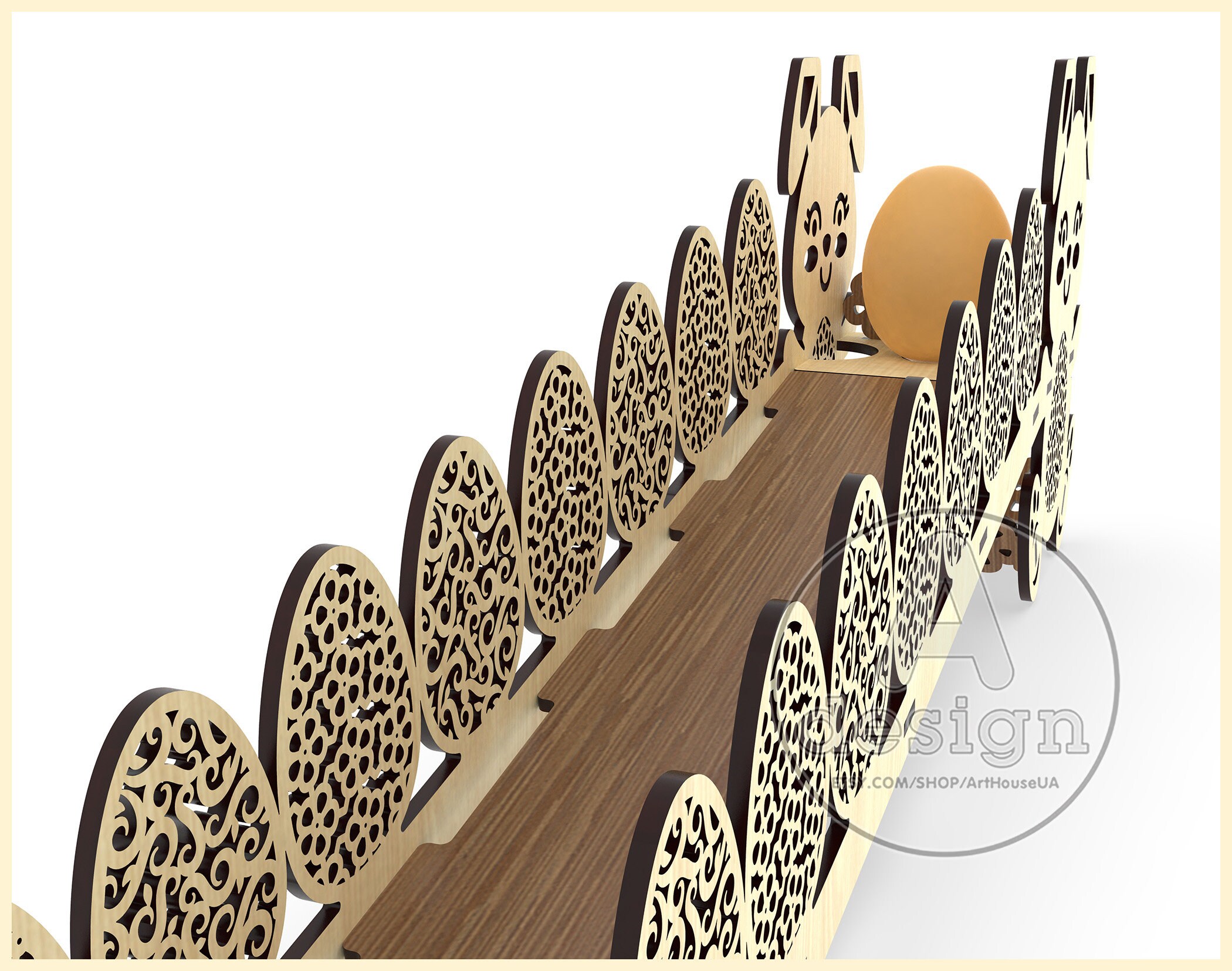 Easter Egg Rolling Ramp SVG Easter Egg Races DXF Wooden | Etsy