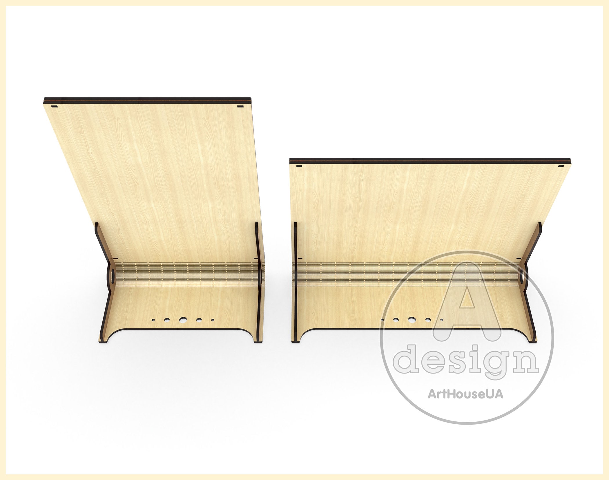 Modern Photo Frame SVG Laser Cut File, Frame Stand Tabletop or Desk ...