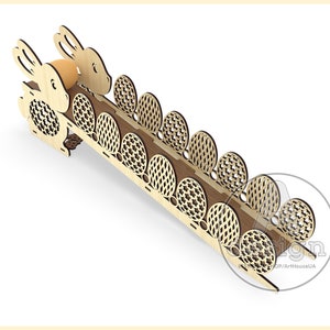 Easter Egg Rolling Ramp SVG, Easter Egg Races DXF, Wooden Ramp, Easter ...