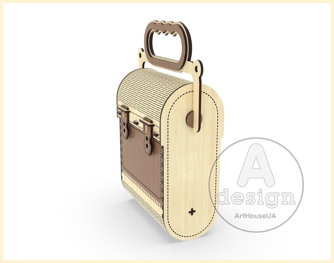Wooden Suitcase, Vintage Wooden Suitcase, Vintage Bag, Vintage Wooden ...