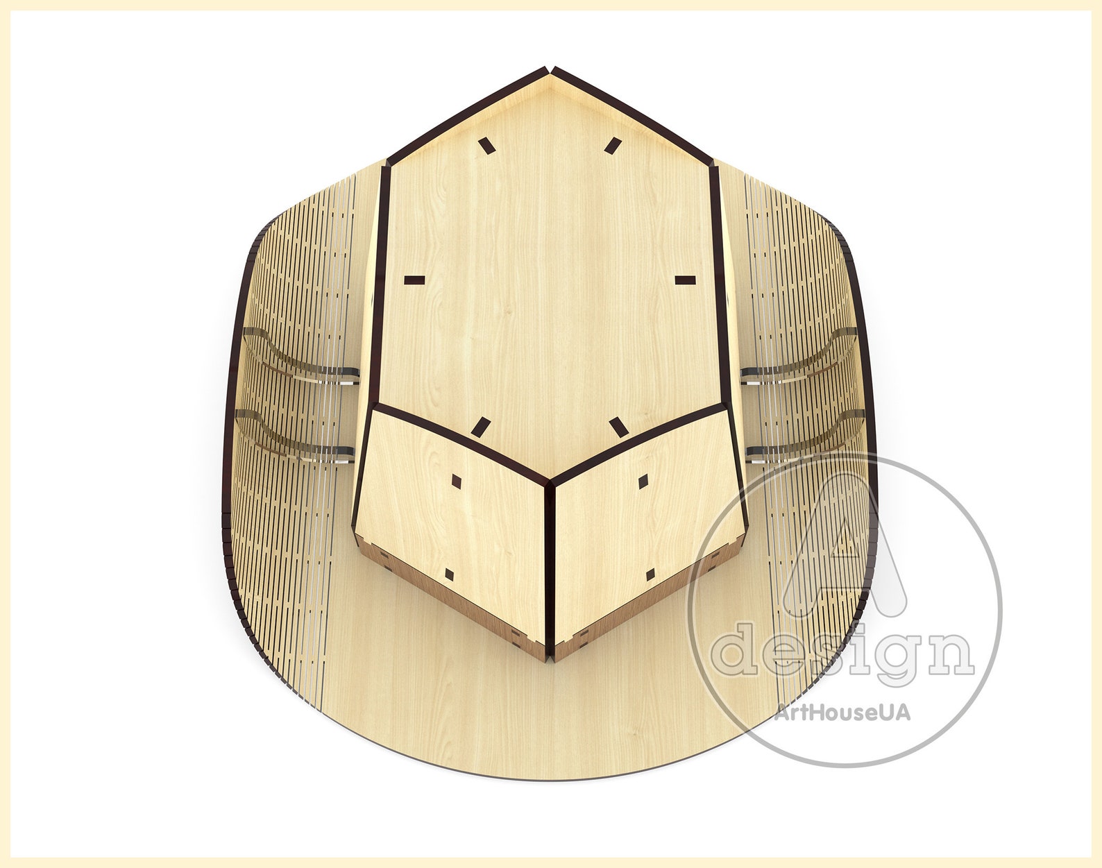 Cowboy Hat Like Box Vector File Laser Cut Machines and - Etsy