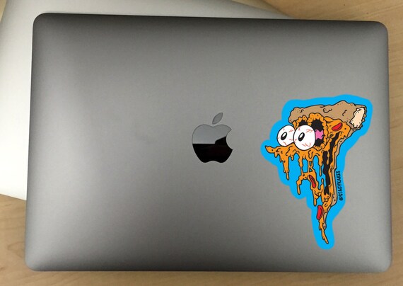 Pepperoni Pizza Party Decal for Cars Laptops and More | Etsy