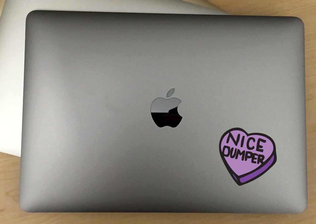 Nice Dumper Candy Heart Decal -- for Cars, Laptops, and More! -- Use ...