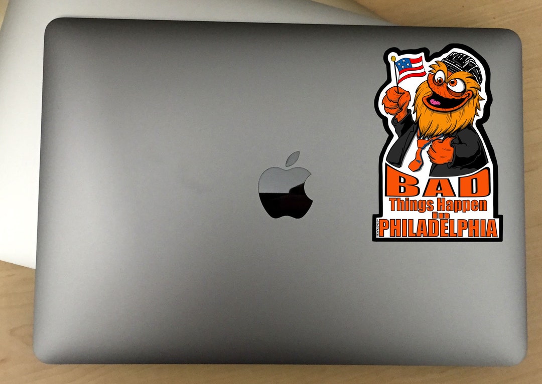 Gritty Bad Things Happen in Philadelphia Decal -- for Cars, Laptops ...