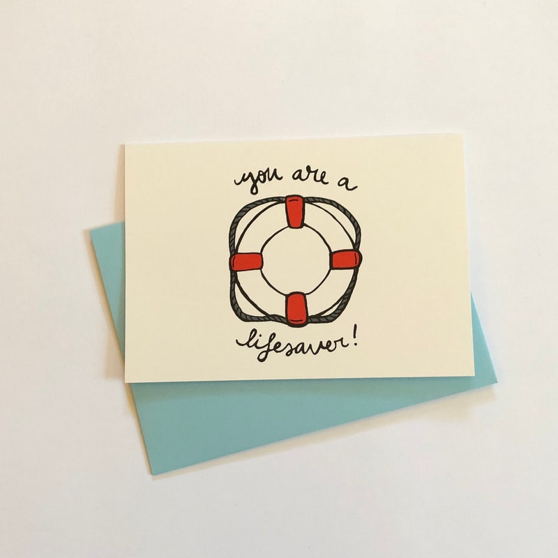 Lifesaver Thank You - Etsy
