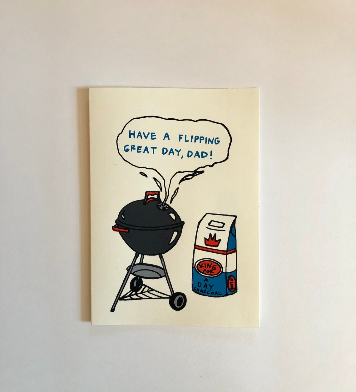 Grill Dad Father's Day Card - Etsy