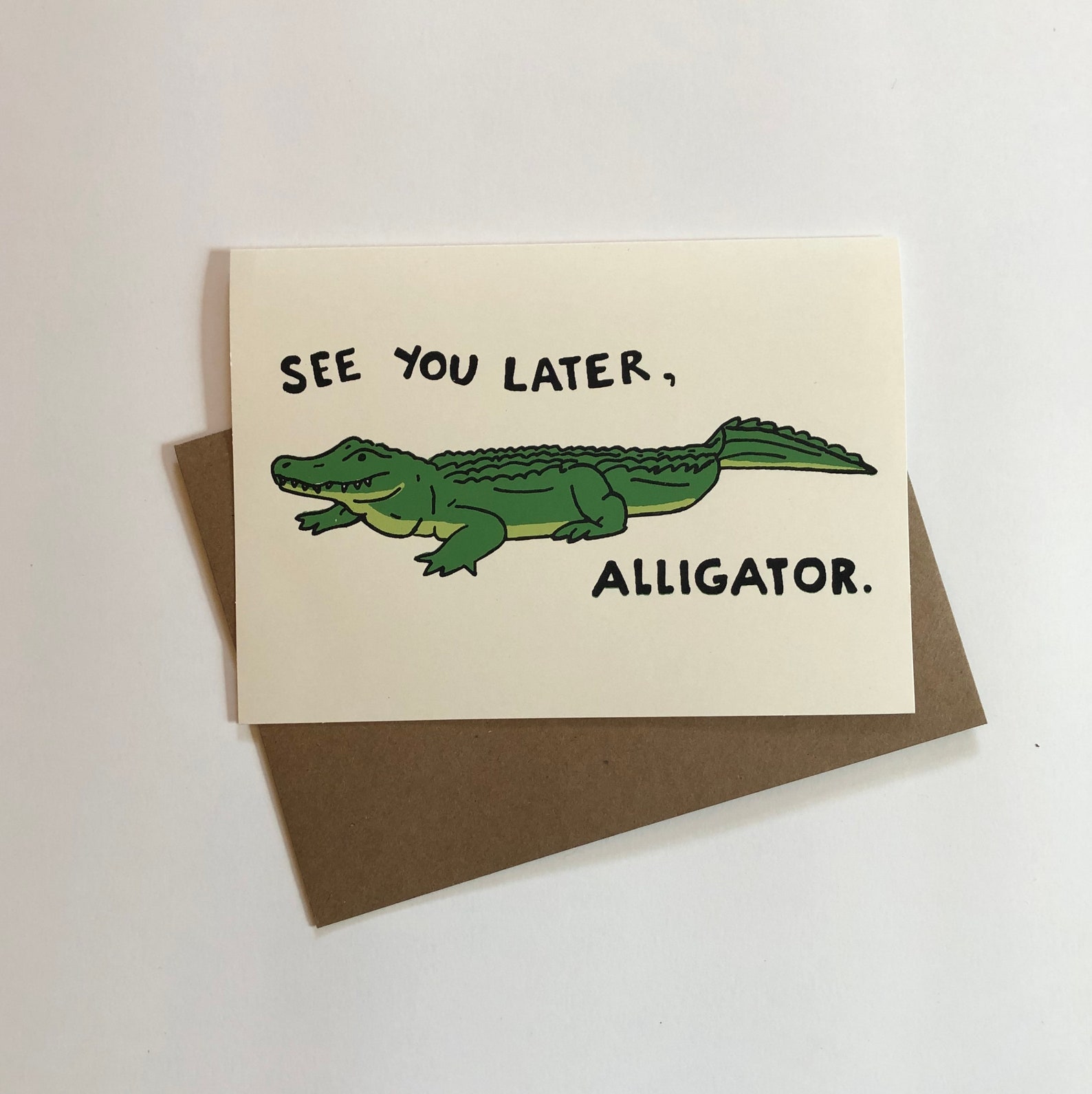 See You Later Alligator Goodbye Card Etsy see-you-later-alligator-goodbye-card-etsy