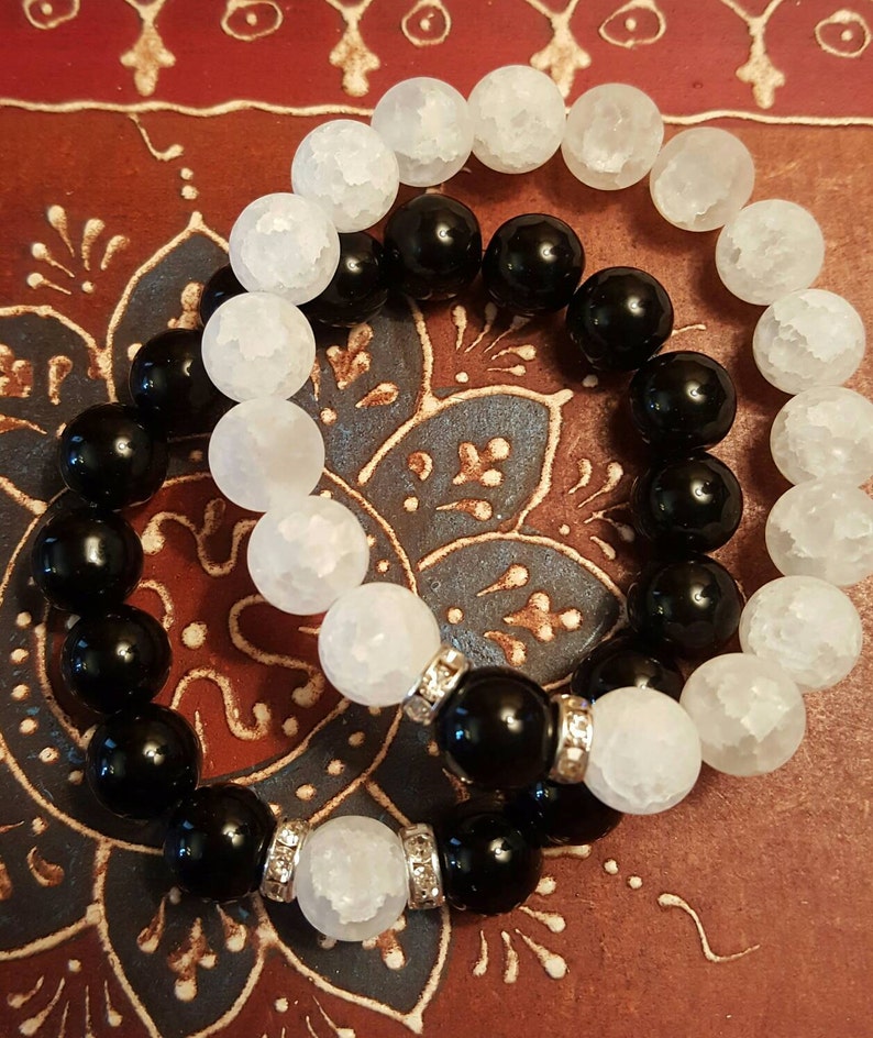 Distance Bracelets W/bling (set of 2) - Etsy